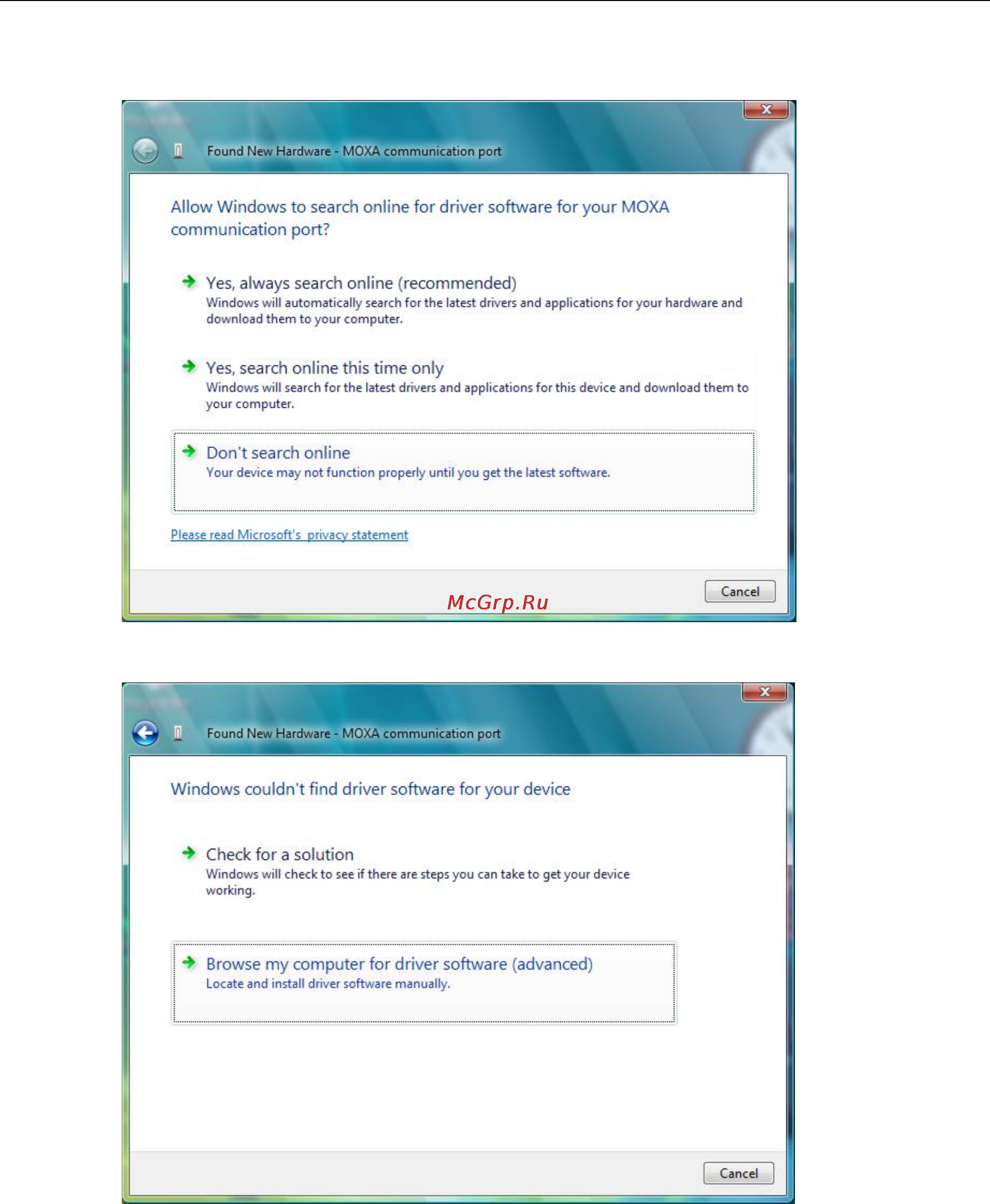Moxa CP-114EL-DB9M [34/111] Pci express boards software installation