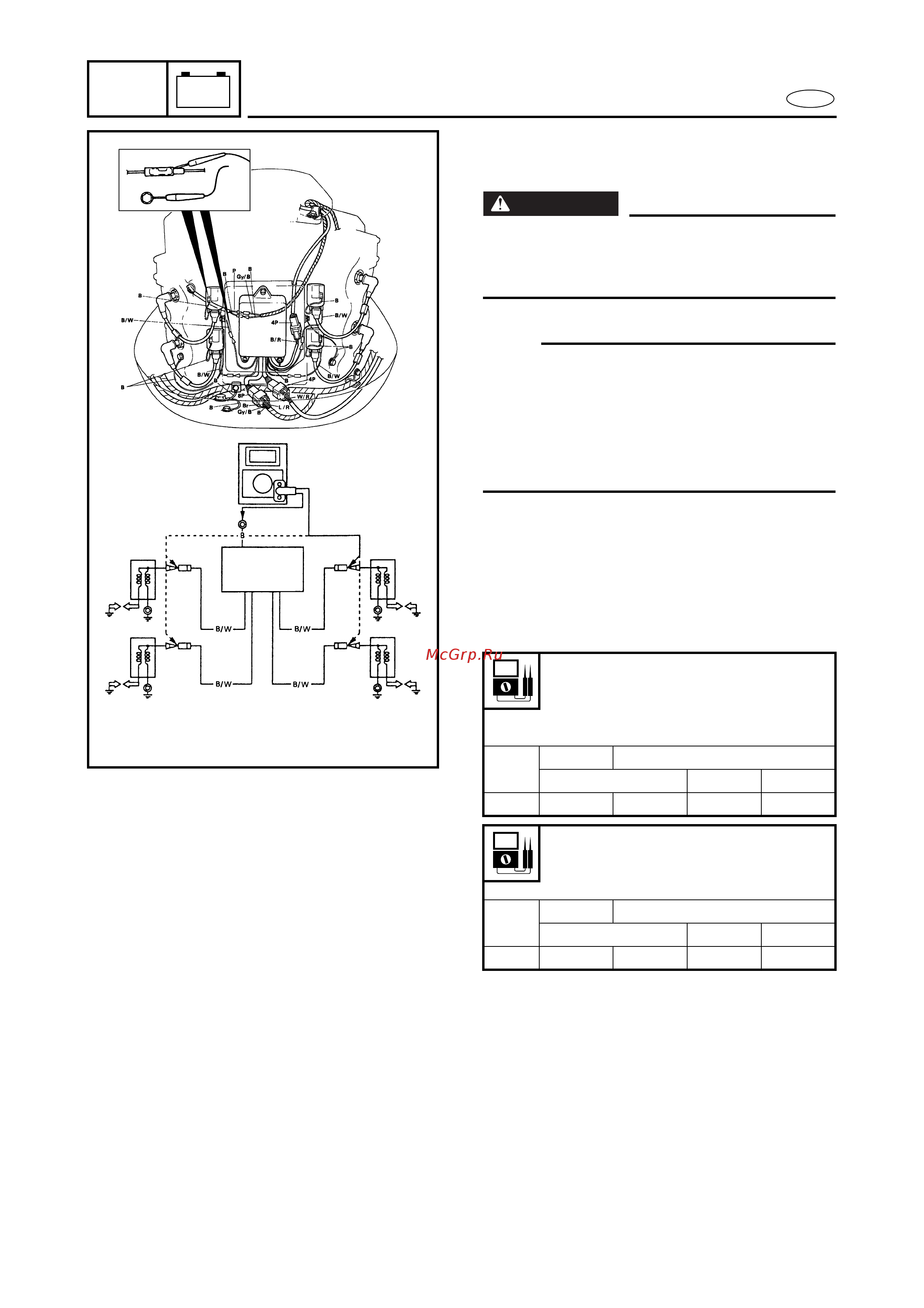 Yamaha E115 AETL [654/737] Ignition system