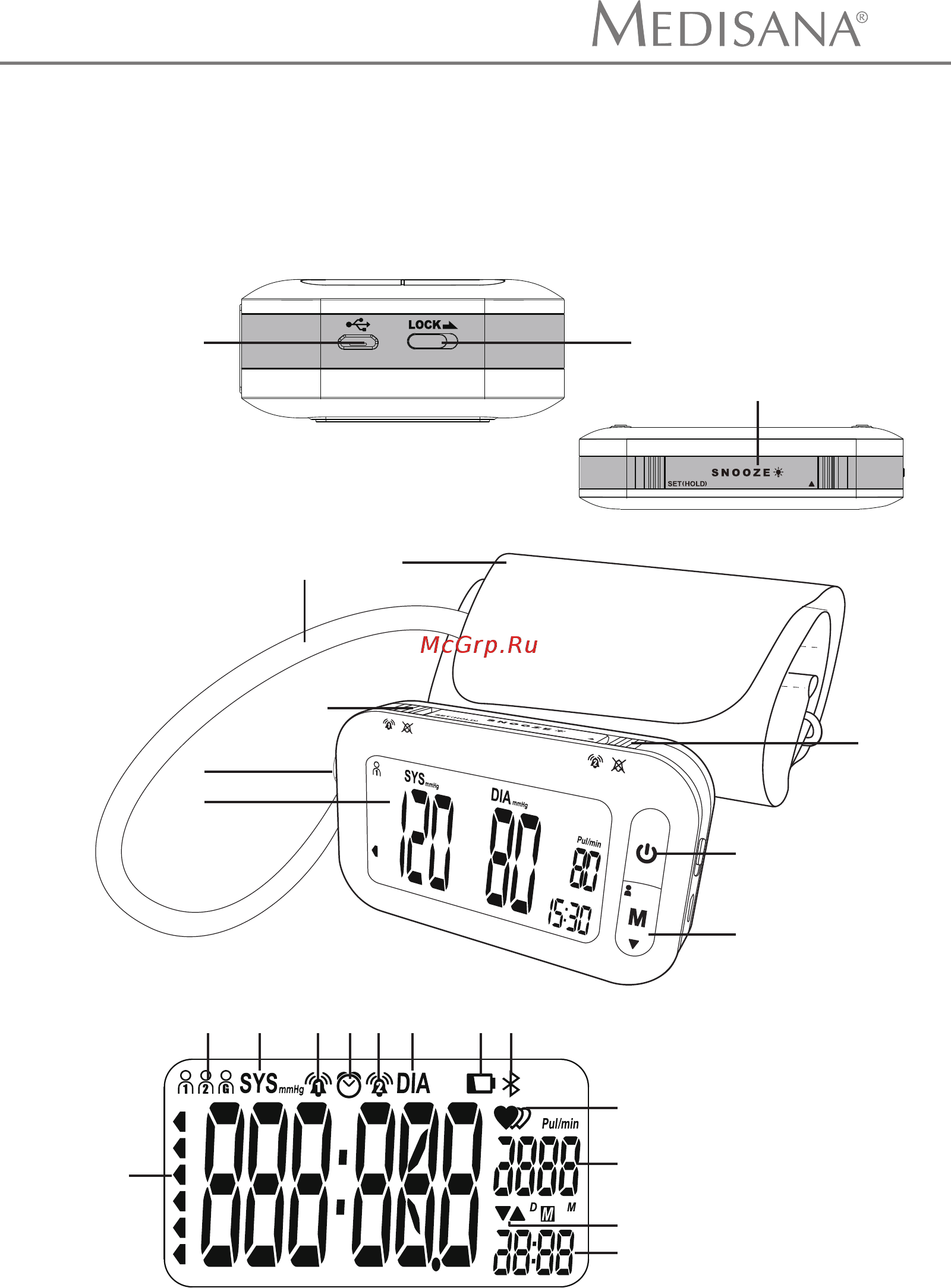 Medisana BU 575 Connect (51296) Инструкция по эксплуатации онлайн [3/21 ...