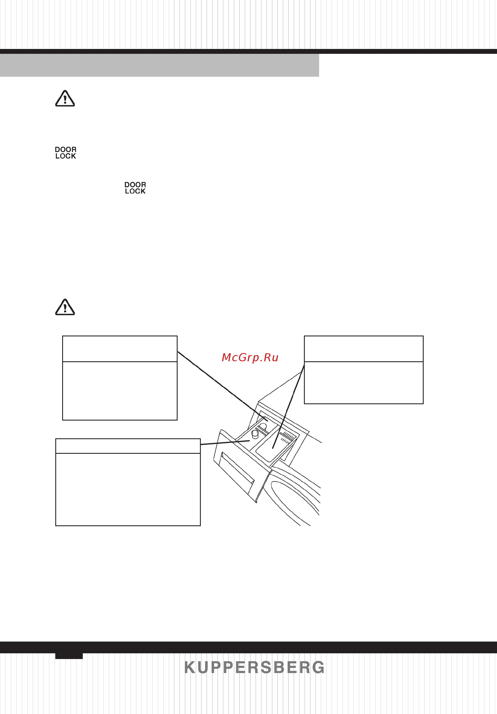 Kuppersberg WIS 60149 [10/48] Lock and unlock the door