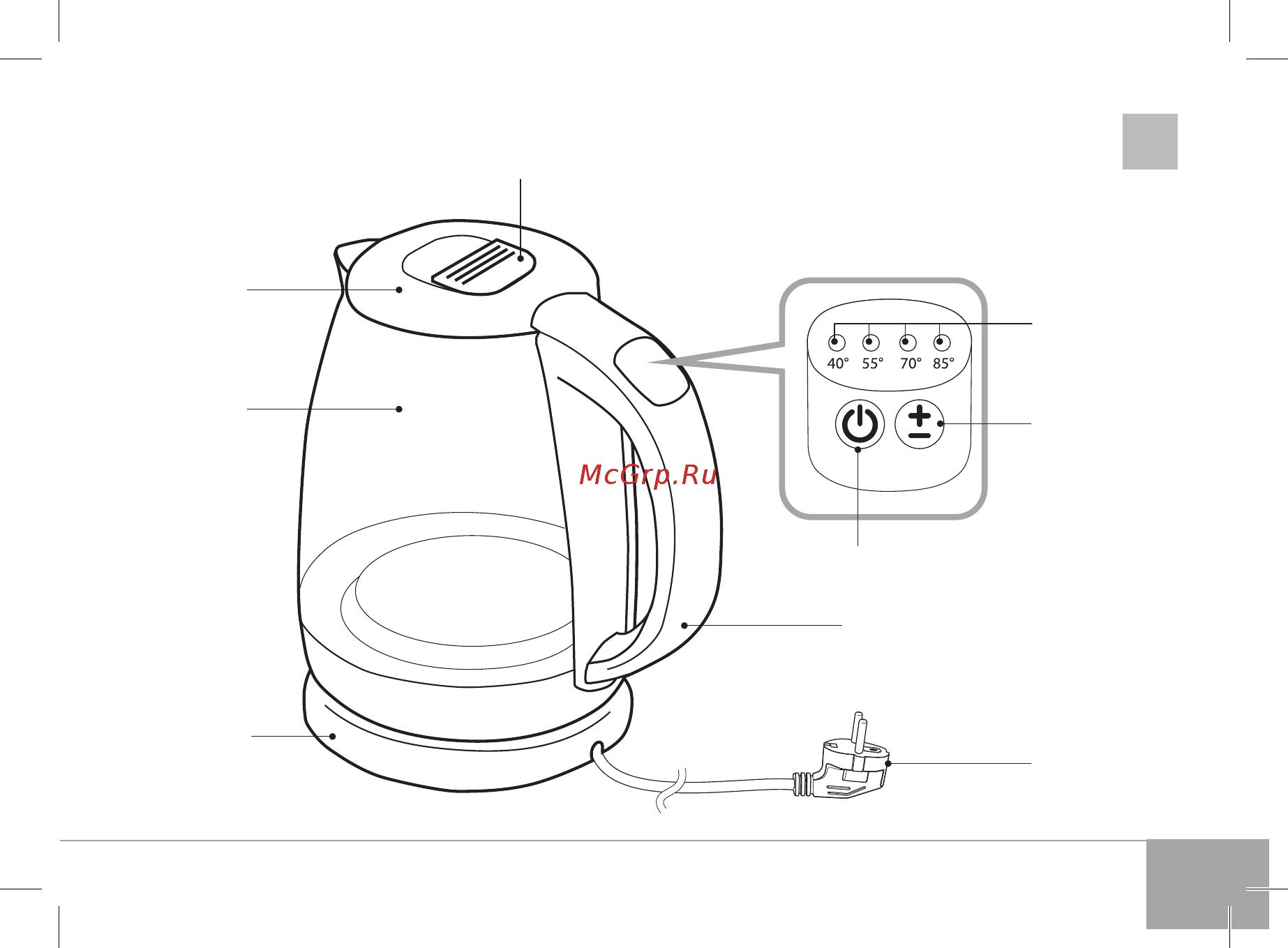 Redmond SkyKettle RK-G240S Инструкция по эксплуатации онлайн [3/36] 361767