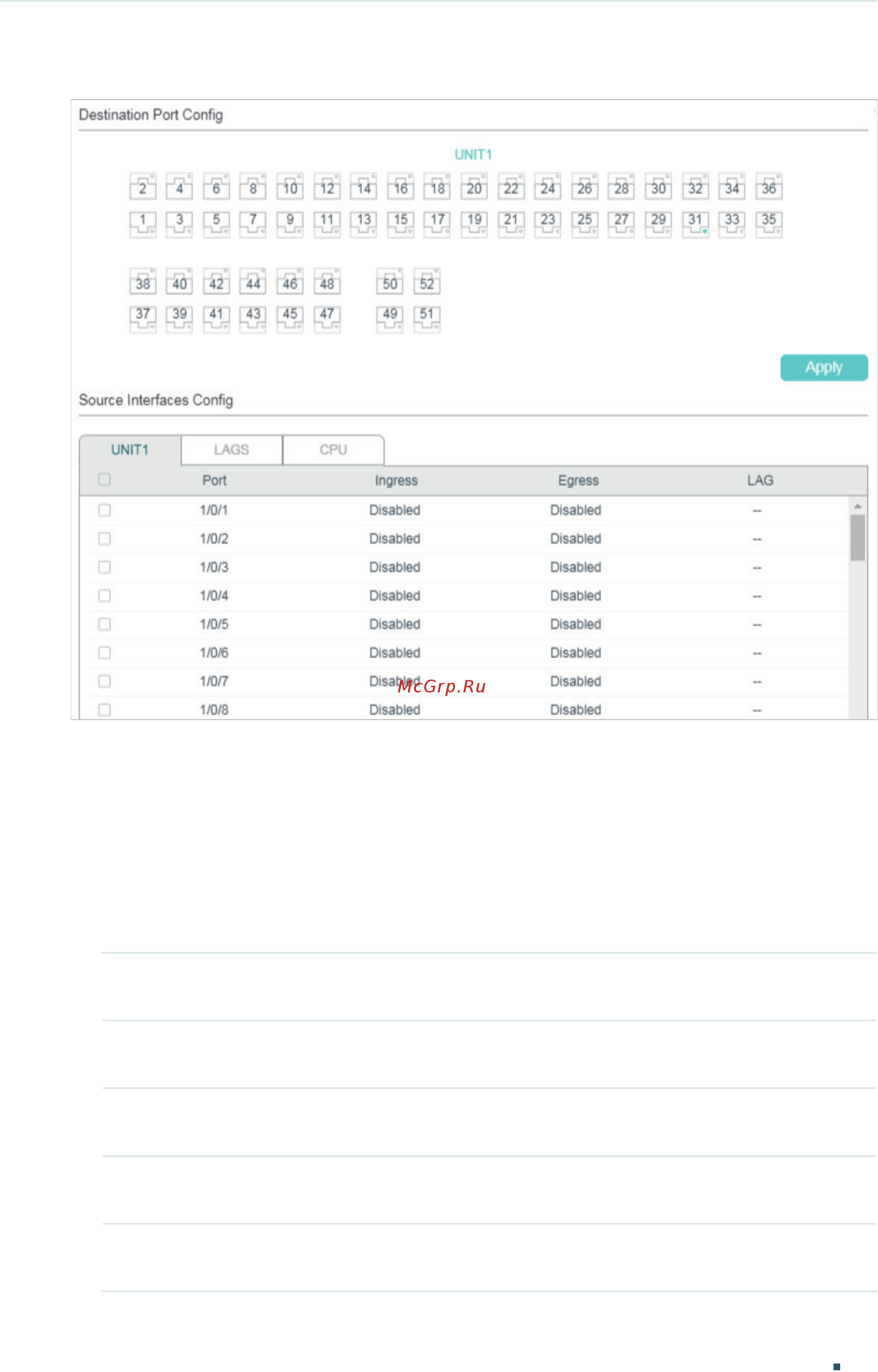 Tp-Link T1600G-52TS V3 [789/886] In the destination port config section ...