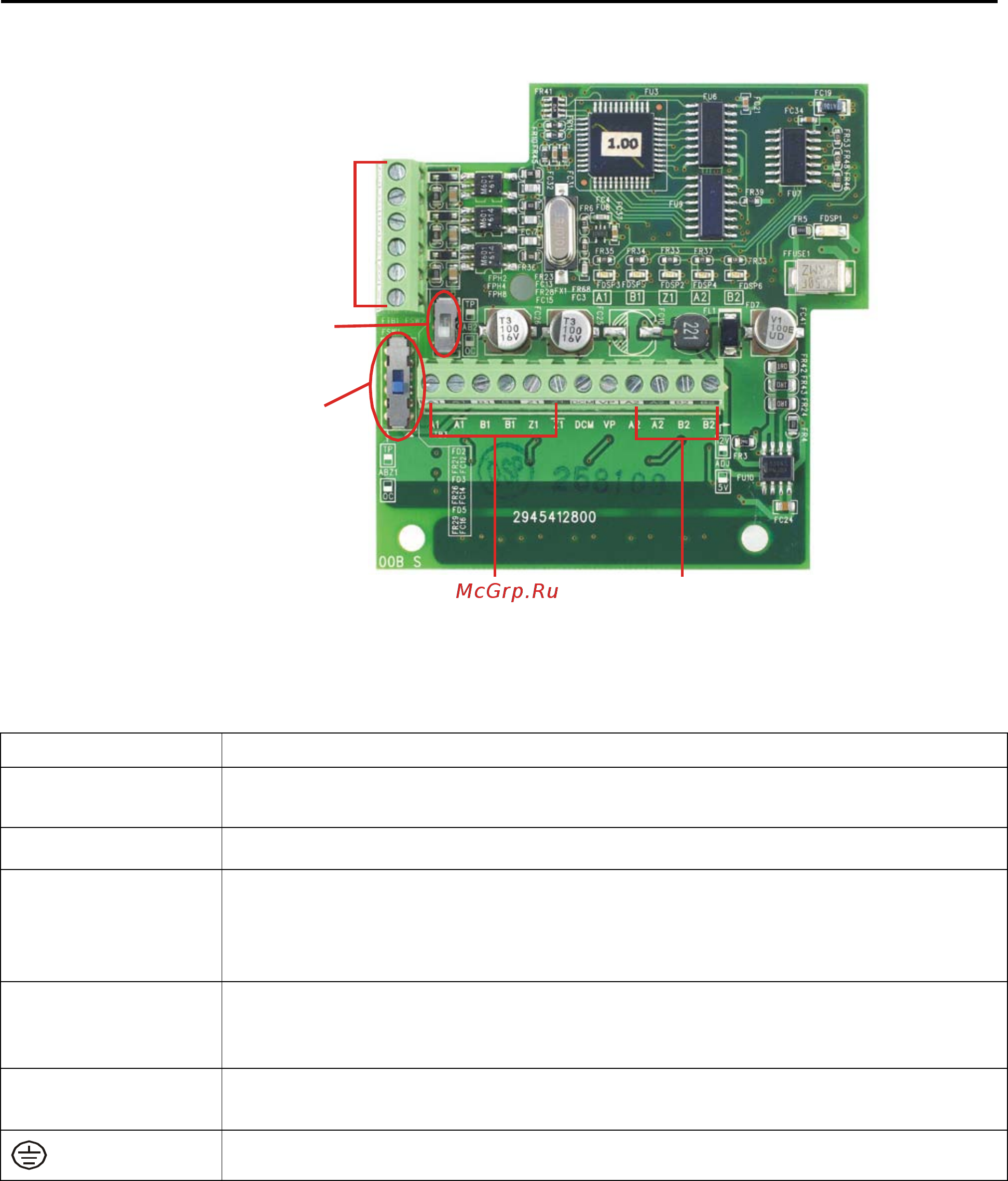 Delta Electronics VFD220V43A-2 [265/288] В плата emv pg01l