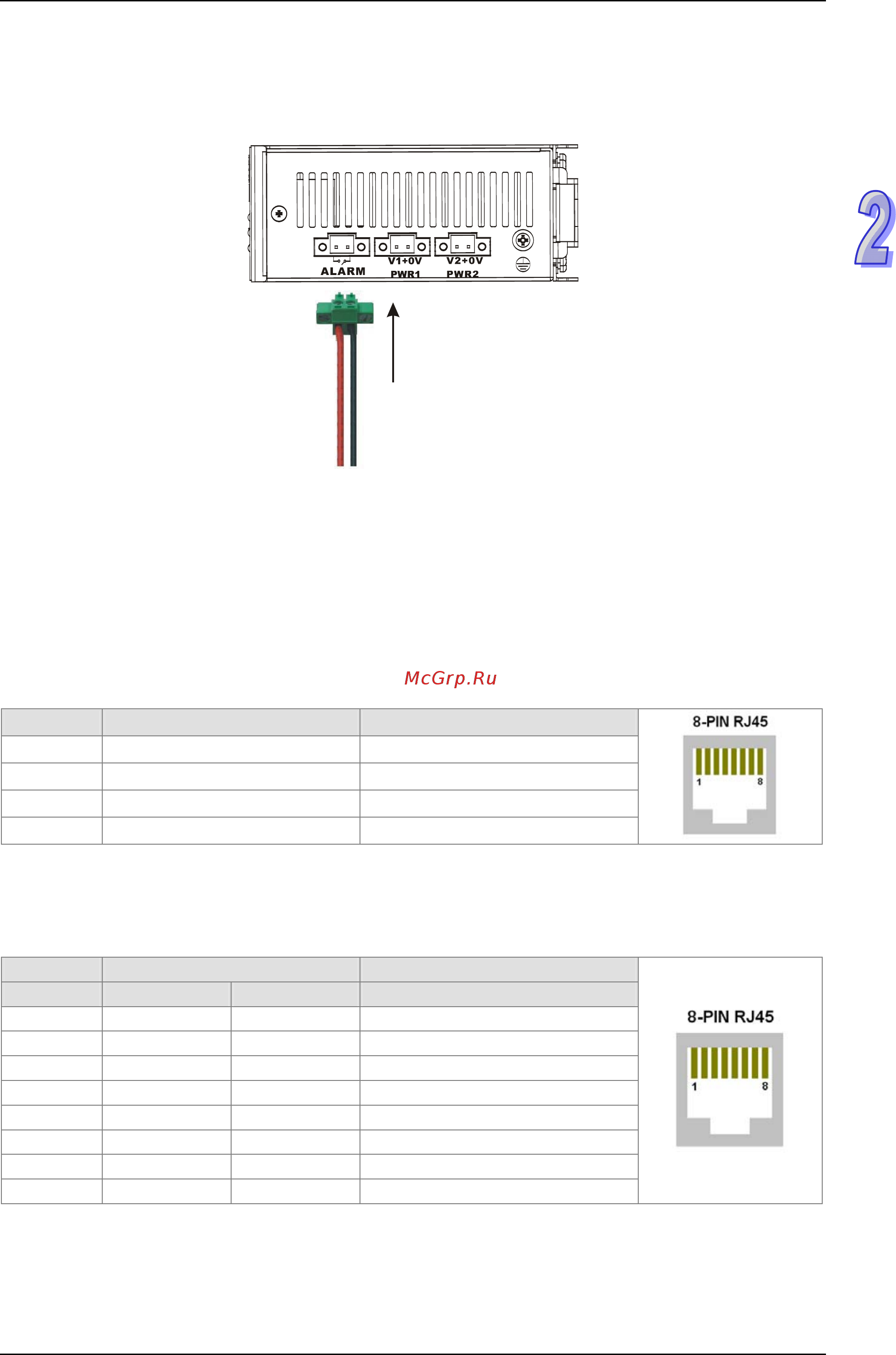 Delta Electronics DVS-005W01-SC01 [34/40] 2.5 Wiring the Alarm Contact