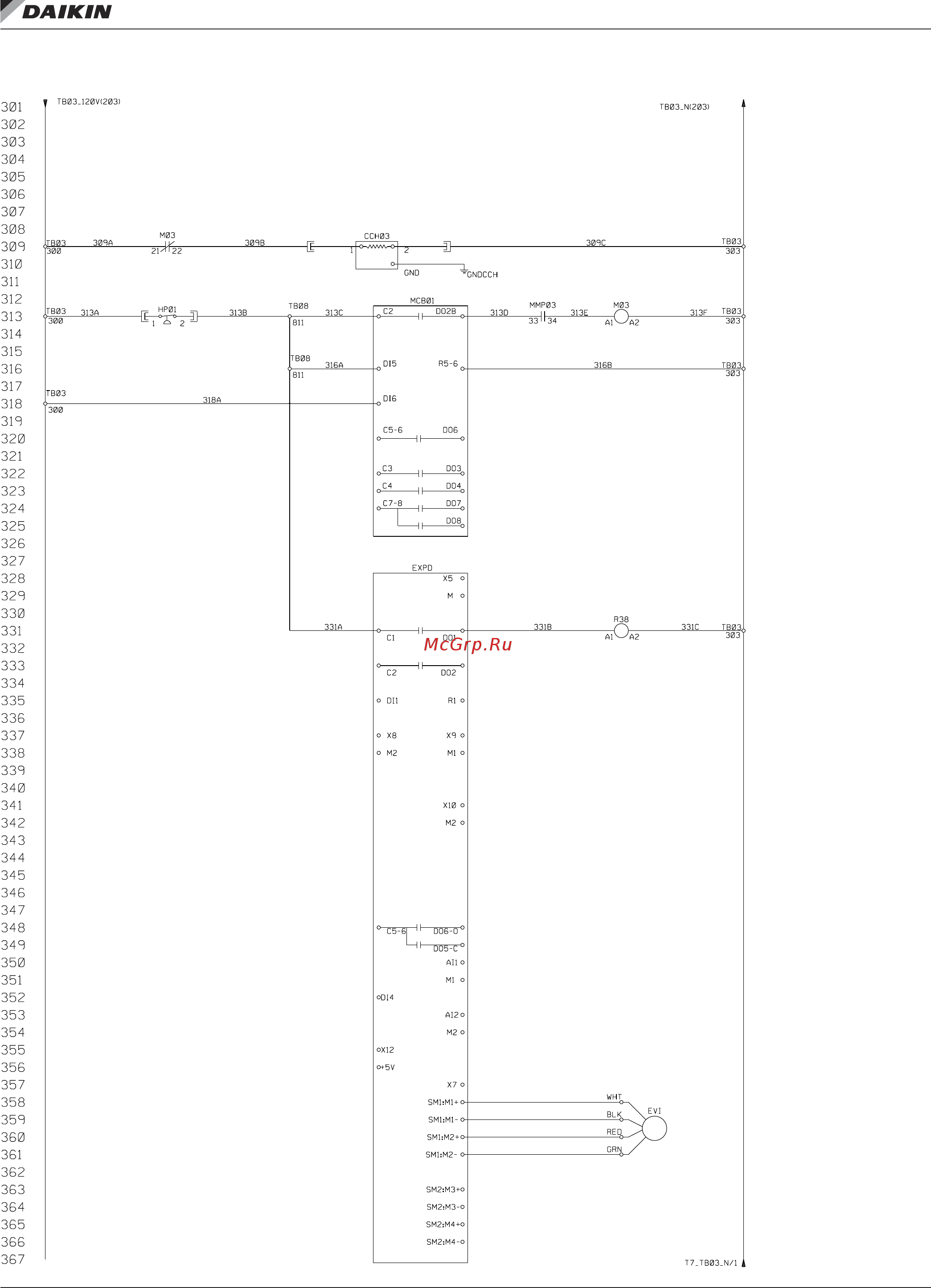 Daikin Microtech III [90/100] Typical electrical drawings rebel