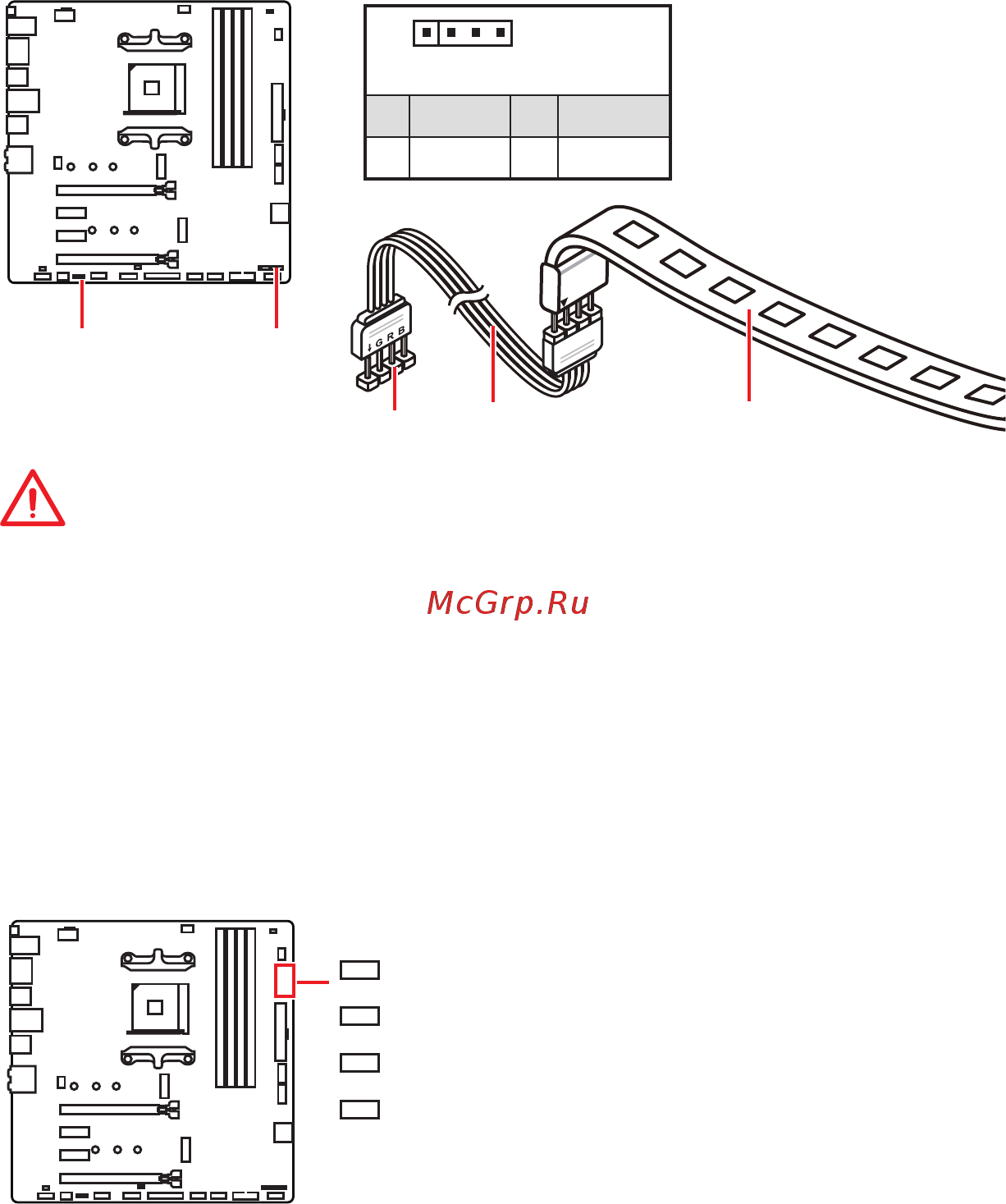MSI B450M MORTAR TITANIUM [34/144] Jrgb1 jrgb2 rgb led connectors