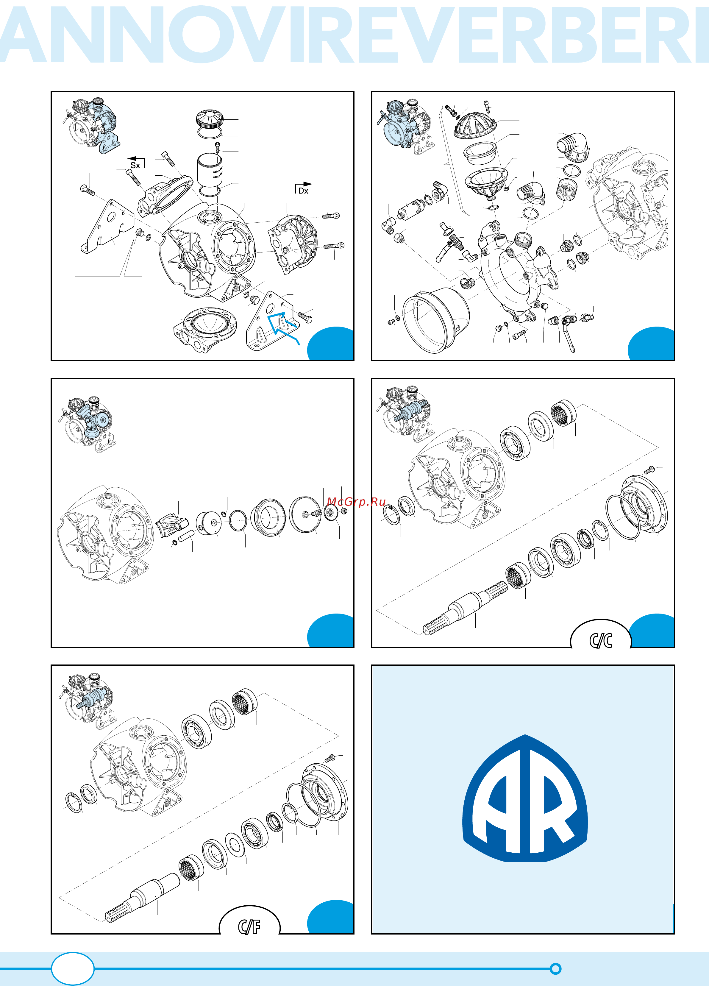 Annovi Reverberi AR BHS 150 AP C/F (BlueFlex, 50 бар, 142.6 л/мин, ВОМ ...