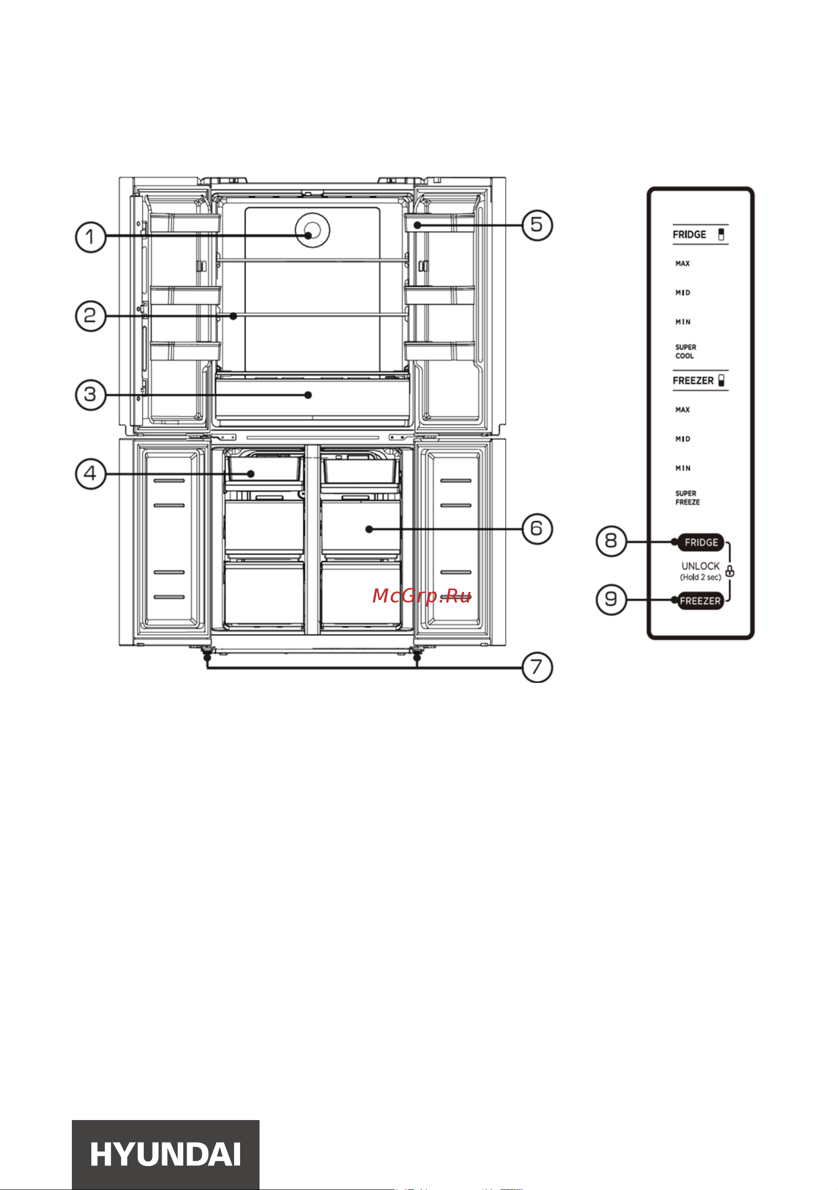 Hyundai CM4505FV Инструкция по эксплуатации онлайн [9/24] 615910