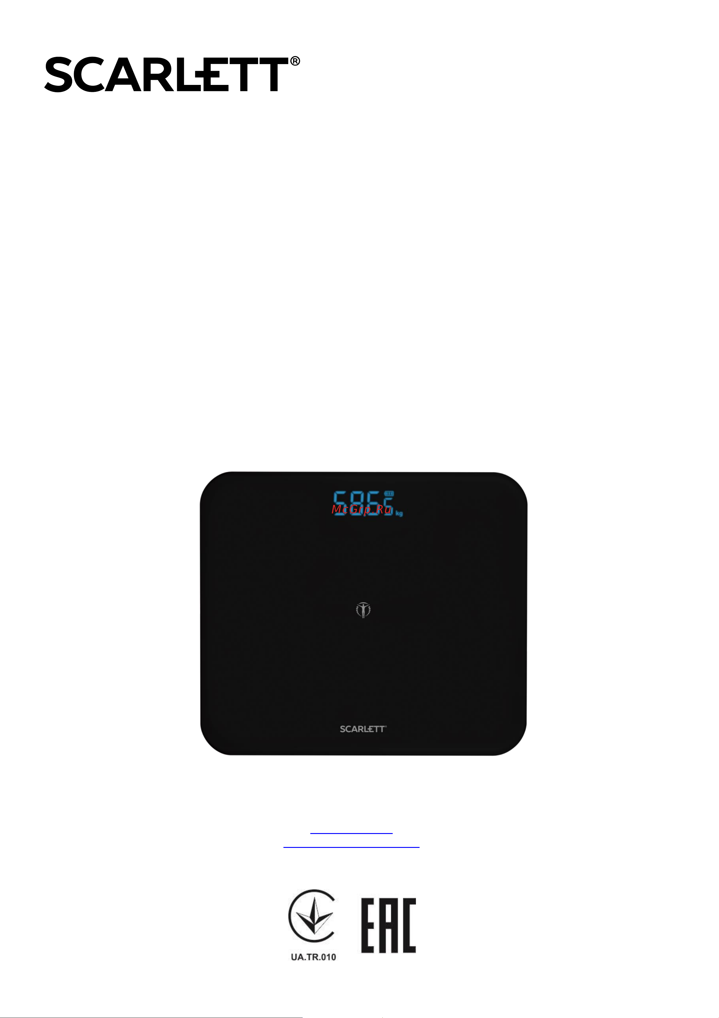 Scarlett SC-BS33ED100 Инструкция по эксплуатации онлайн